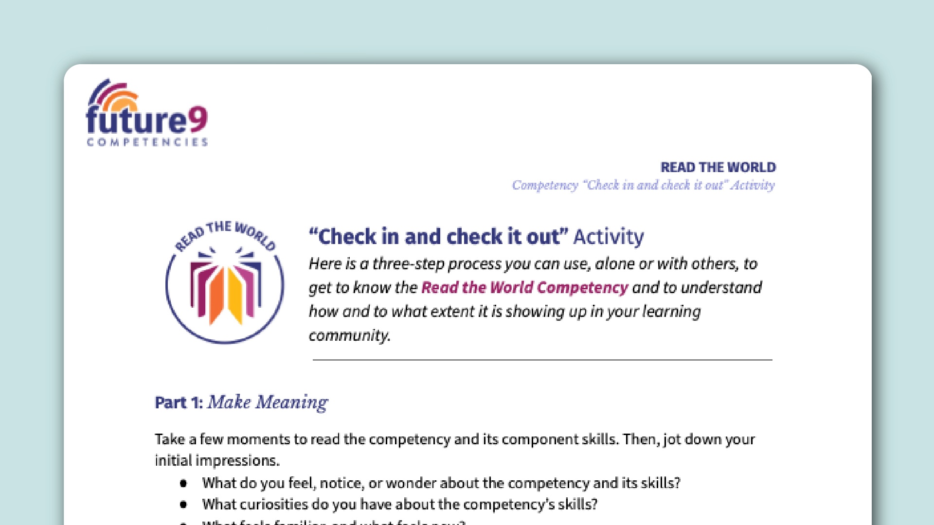 Future9 Resources - reDesign