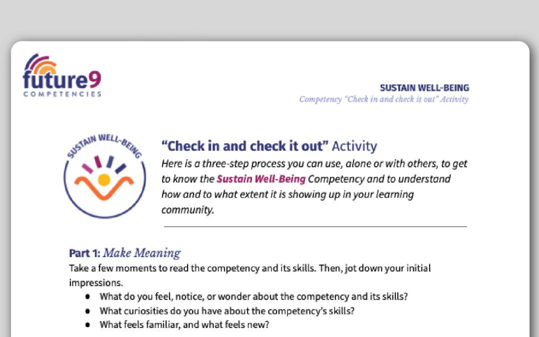 Sustain Well-Being - reDesign